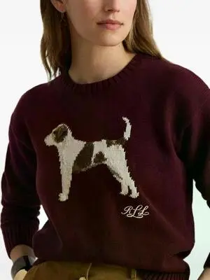 Ralph Lauren Intarsia-knit Cotton Sweater