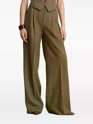 Ralph Lauren Kirahn Check-pattern Wool Trousers