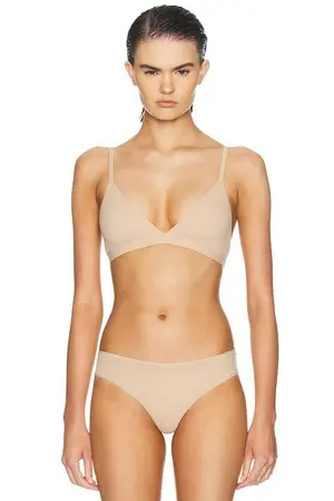 SKIMS Fits Everybody Triangle Bralette - Clay