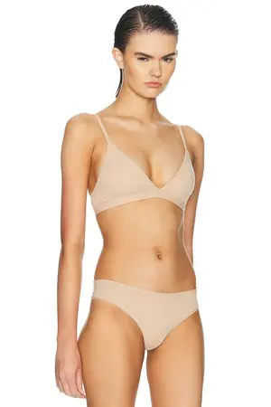 SKIMS Fits Everybody Triangle Bralette - Clay