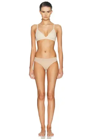 SKIMS Fits Everybody Triangle Bralette Sand