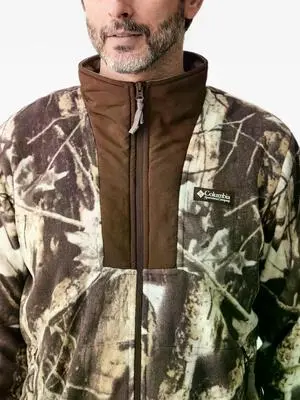 Columbia Sequoia Grove Camouflage-print Zip-up Sweater