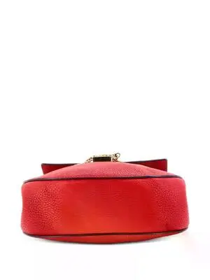 Chloé Drew Leather Small Crossbody Bag - Red