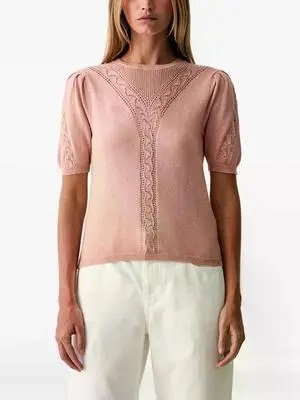 TWINSET Wool-blend Punched-knit Jumper