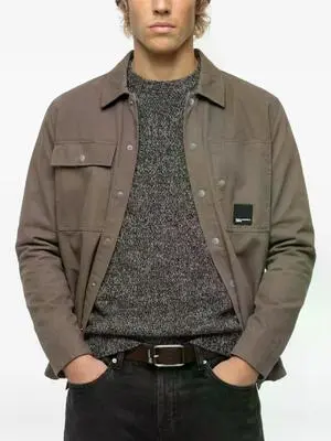 Karl Lagerfeld Logo-patch Shirt Jacket