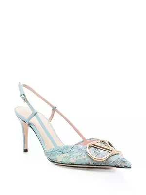 Valentino Garavani Lace-detail Pumps