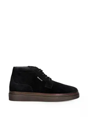 Gant Suede Lace-up Boots - Black