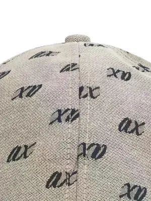 Armani Exchange Logo Pattern Baseball Cap - Neutrals