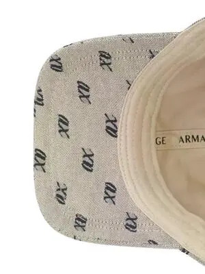 Armani Exchange Logo Pattern Baseball Cap