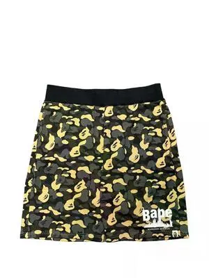A BATHING APE Madison Avenue Camo-print Shorts - Green
