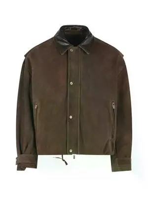 SALVATORE SANTORO Oversized Leather Jacket