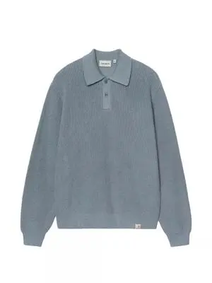 Carhartt Work In Progress L/s Miles Polo - Blue