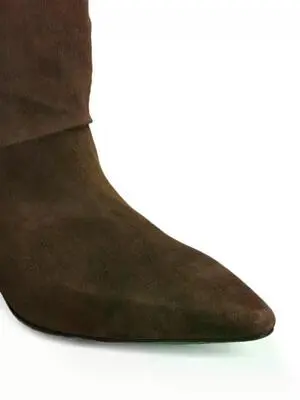 THE SELLER Pointed-toe Suede Boots