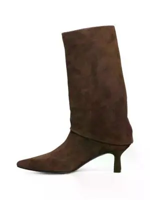 THE SELLER Pointed-toe Suede Boots