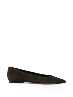 AeydĒ Cassy Pointed-toe Pumps - Brown