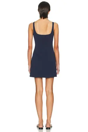 SKIMS Cotton Jersey Mini Dress - Navy