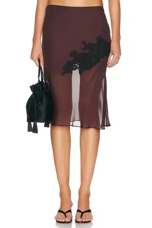 SIR. Noria Midi Skirt