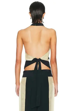 SIR. Sona Halter Tie Top