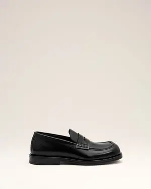 AMI Paris Cow Leather Loafers