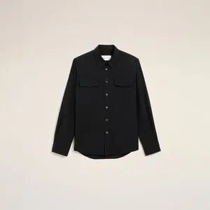 AMI Paris Wool Shirt - Black