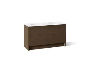 KOHLER Statement 60" Bathroom Vanity Set With Sinks And Quartz Top - One-color