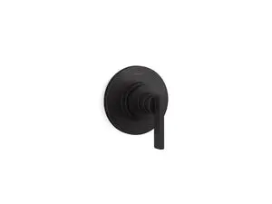 KOHLER Castia Studio Mcgee Mastershower Transfer Valve Trim With Lever Handle - Matte Black