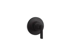 KOHLER Castia By Studio McGee MasterShower Volume Control Valve Trim With Lever Handle Matte Black