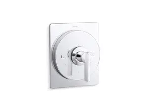 KOHLER Castia Studio Mcgee Mastershower Temperature Control Valve Trim With Lever Handle - Polished Chrome