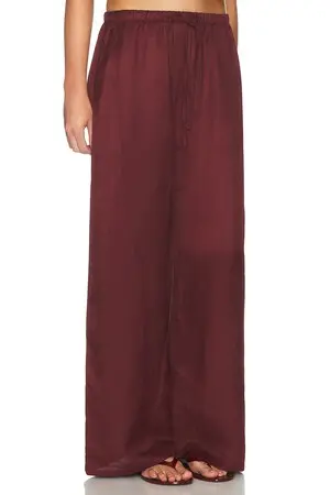 LESET Daniel Drawstring Pocket Pant - Pinot