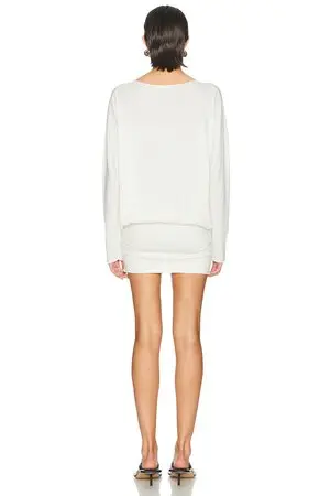 Eterne Boatneck Mini Dress
