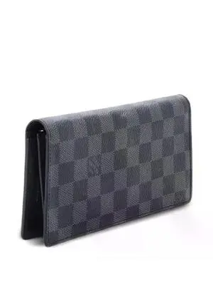 LOUIS VUITTON Brazza Wallet Damier Graphite Small Wallets