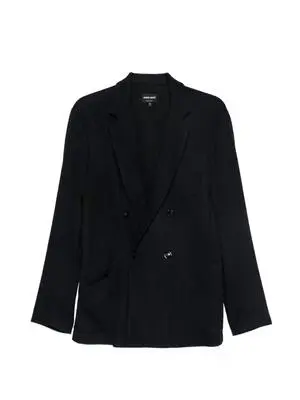 Giorgio Armani Double-breasted Pinstripe Blazer