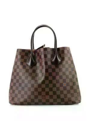 LOUIS VUITTON Kensington Handbag Damier Tote Bag - Brown