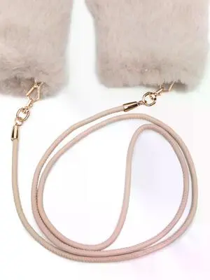 Max Mara Teddy Mittens - Neutrals