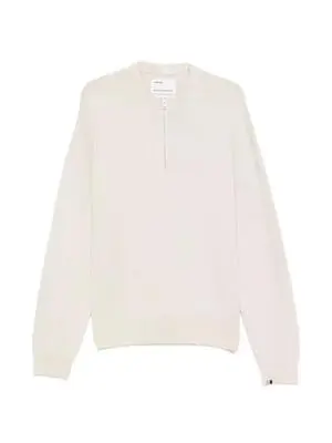 Extreme Cashmere Like Quarter-zip Sweater - Neutrals