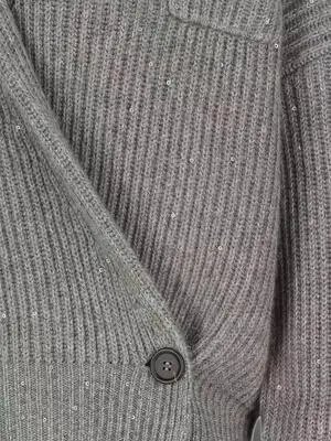 Brunello Cucinelli Sequin-embellished Wrap Sweater