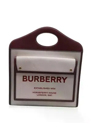 Burberry Pocket Canvas Tote Bag