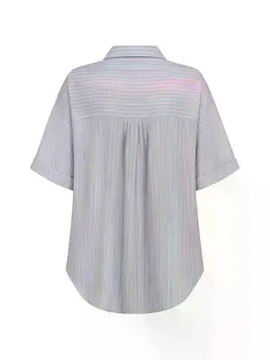 WESTEENE Short Sleeve Striped Shirt