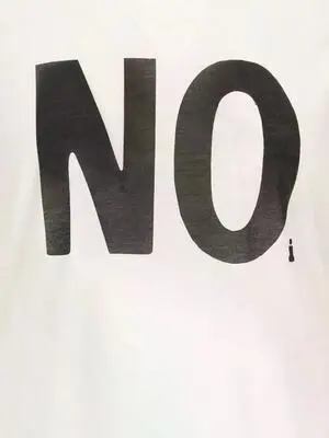 Fendi Ivory Jersey T-shirt With Noi Print