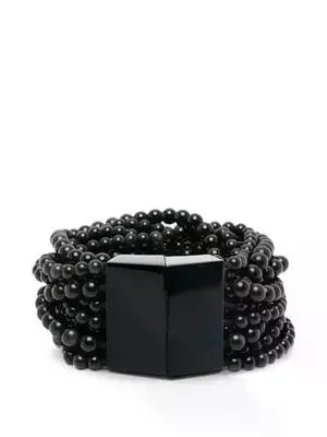 MONIES Julip Beaded Multi-strand Bracelet - Black