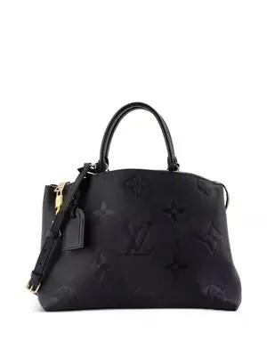 LOUIS VUITTON Monogram Empreinte Giant Grand Palais Shoulder Bag - Black