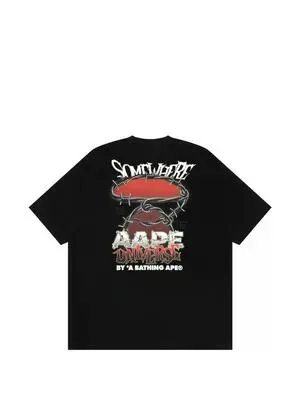 AAPE BY *A BATHING APE Graphic-print T-shirt - Black