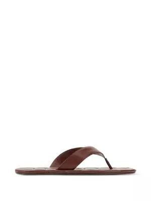 JW Anderson Leaf Quilted Flip-flops