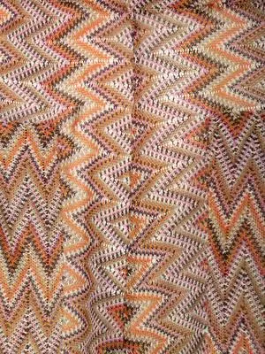 PALMACEA Yera Zigzag-knit Wide-leg Trousers