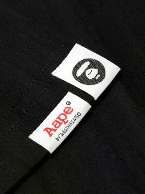 AAPE BY *A BATHING APE Camouflage-print Logo-print T-shirt