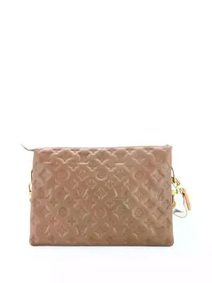 LOUIS VUITTON Coussin Bag Monogram Embossed Lambskin Mm Crossbody Bag