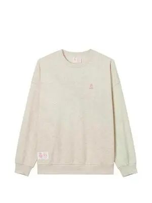 FINGERCROXX Logo-embroidered Top - Neutrals