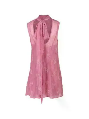 Staud Albee Bead-embellished Mini Dress