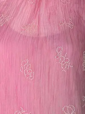 Staud Albee Bead-embellished Mini Dress
