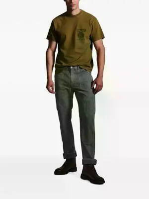 SEVEN Sid Stripe-pattern Carpenter Trousers